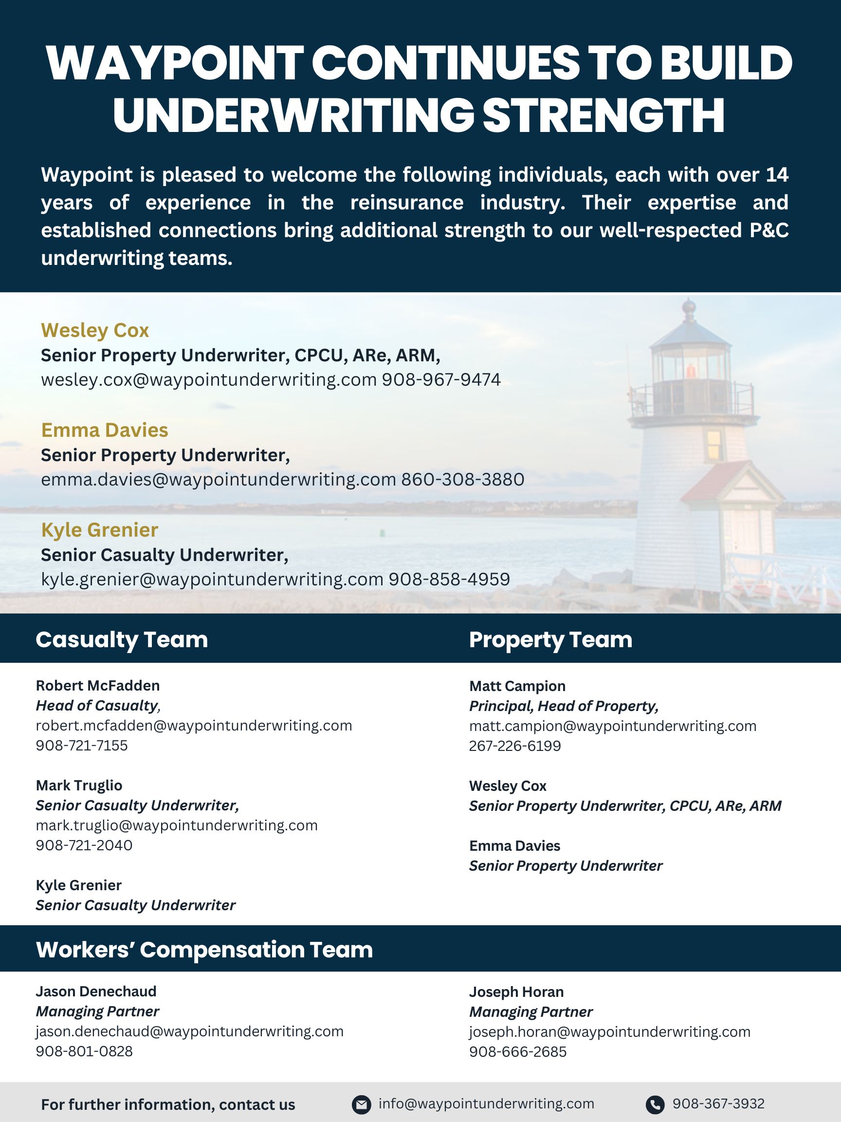 Waypoint Continues to Build Underwriting Strength – Waypoint ...